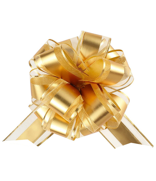 Kokarda dekoracyjna ściągana ZŁOTA